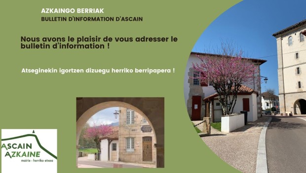 Site officiel de la commune d'Ascain